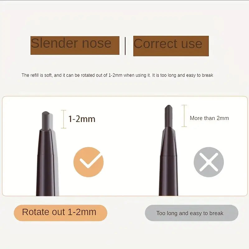 Double Ended Triangular Head Eyebrow Pencil– Bolonzi